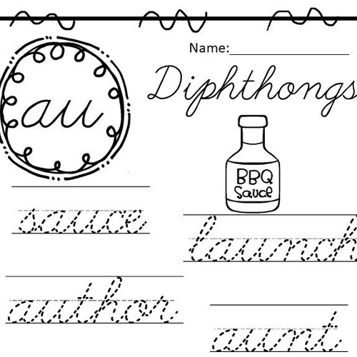 10 Printable Digraphs Dab It Worksheets. Kindergarten-2nd - Etsy Finland