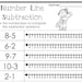 15 Printable Number Line Subtracting Worksheets. Numbers 1-20 ...