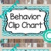 7 Rainbow Behavior Clip Chart Cards. Classroom Behavior Management ...