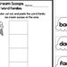 20 Printable Ice Cream Word Families Worksheets. Preschool Phonics ...