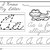 10 Printable Cursive Choose the Correct Verb Worksheets. 1st-2nd Grade ...
