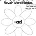 29 Printable Flower Word Families Worksheets. Preschool Phonics ...