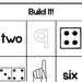 9 Printable Build It Numbers Work Mats. Preschool-kindergarten Numbers ...