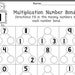 12 Printable Multiplication Number Bonds Worksheets. Numbers 1-12. 1st ...