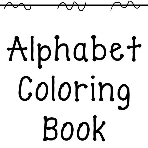 27 Printable Alphabet Coloring Book Worksheets. Preschool-kdg - Etsy