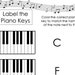 10 Color the Keys Worksheets. Beginning Music. Preschool-2nd Grade ...