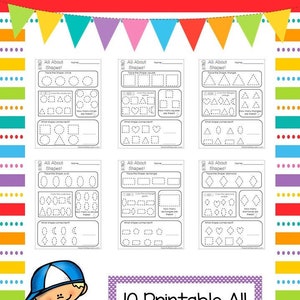 All About Shapes Worksheets. 11 Printable Shapes Worksheets. Preschool ...