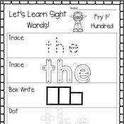 Sight Word Color by Code for High Frequency Words First-third Grade ...