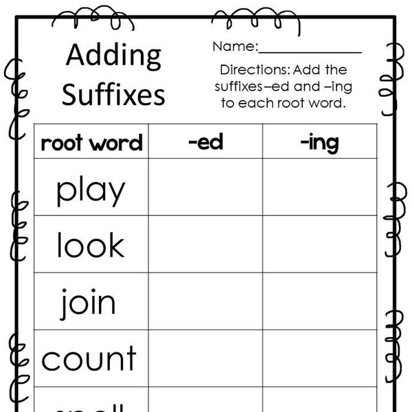 Printable Worksheets 2nd Grade - Etsy