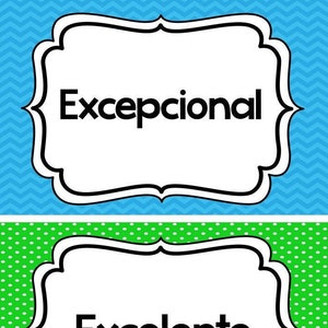 7 Rainbow Spanish Behavior Clip Chart Cards. Classroom Behavior ...