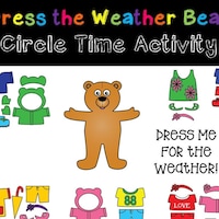 Weather Wheel Activity: DIY Printable Classroom Worksheet (digital ...
