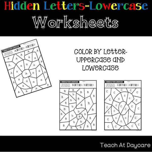 Hidden Picture Alphabet - Etsy