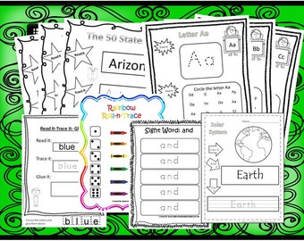 Preschool worksheets | Etsy