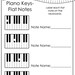 10 Label the Keys-Music Notes Worksheets. Beginning Piano | Etsy