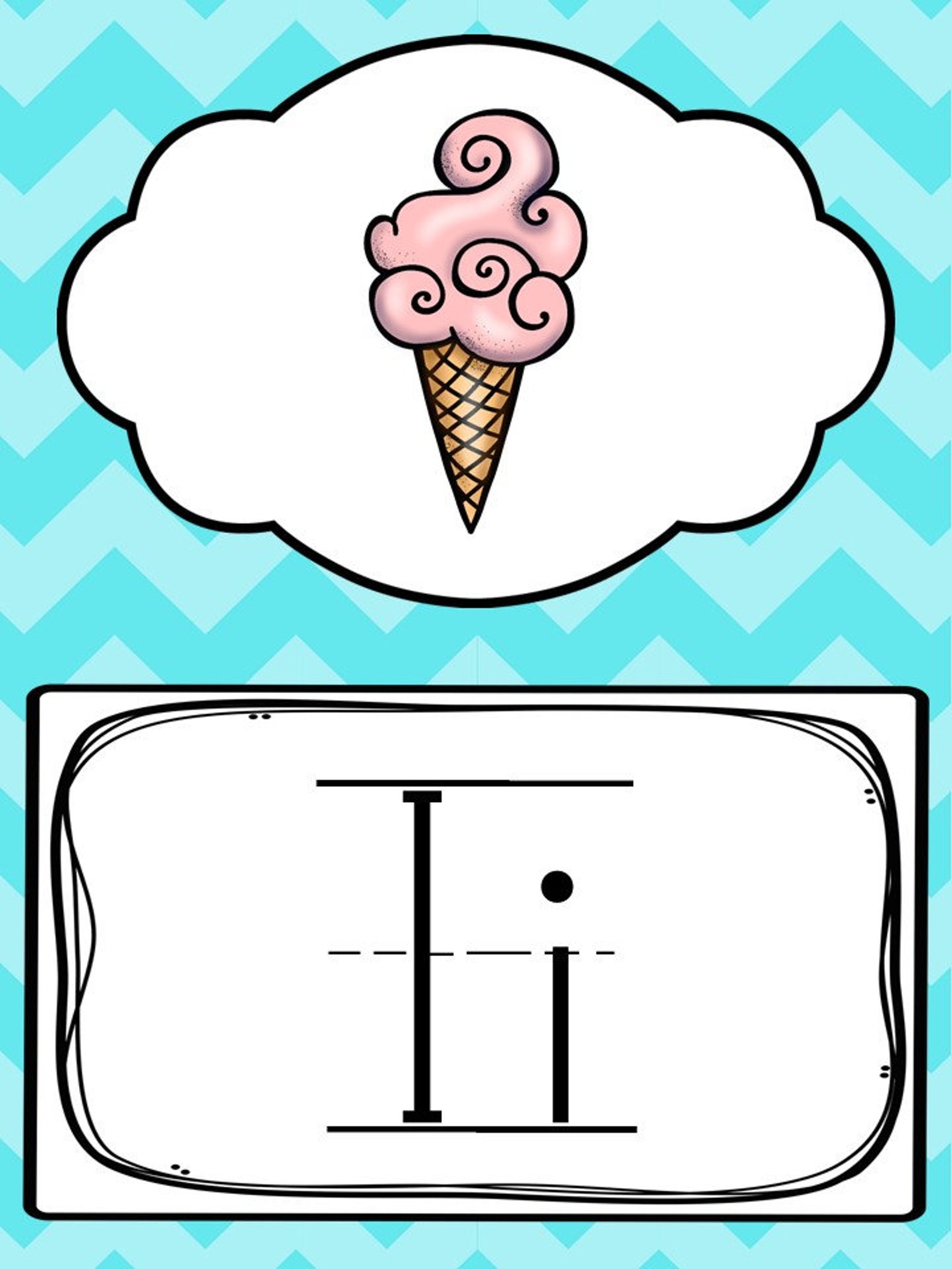 26 Printable Chevron Themed Alphabet Posters. 8x10 - Etsy