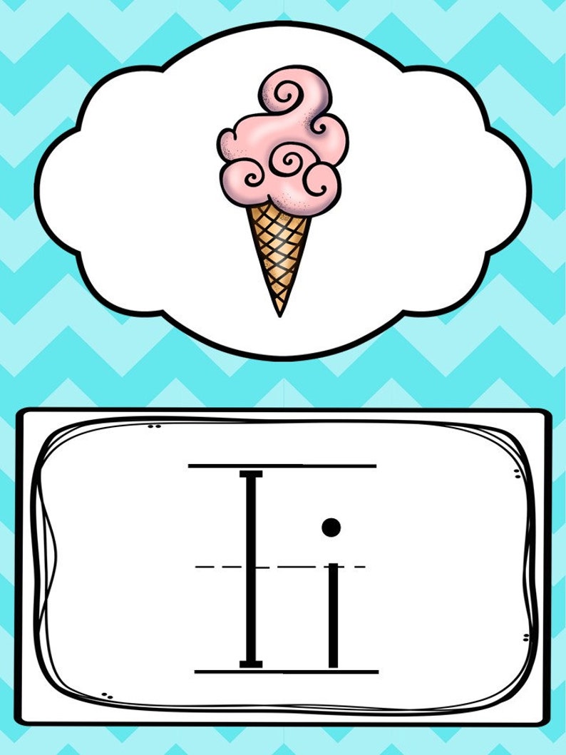 26 Printable Chevron Themed Alphabet Posters. 8x10 - Etsy