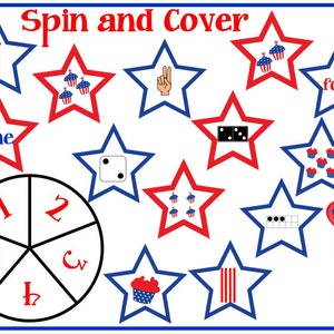 10 Printable 4th of July Themed Kindergarten Math Center Games and ...