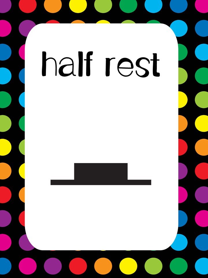 Half Rest Clip Art