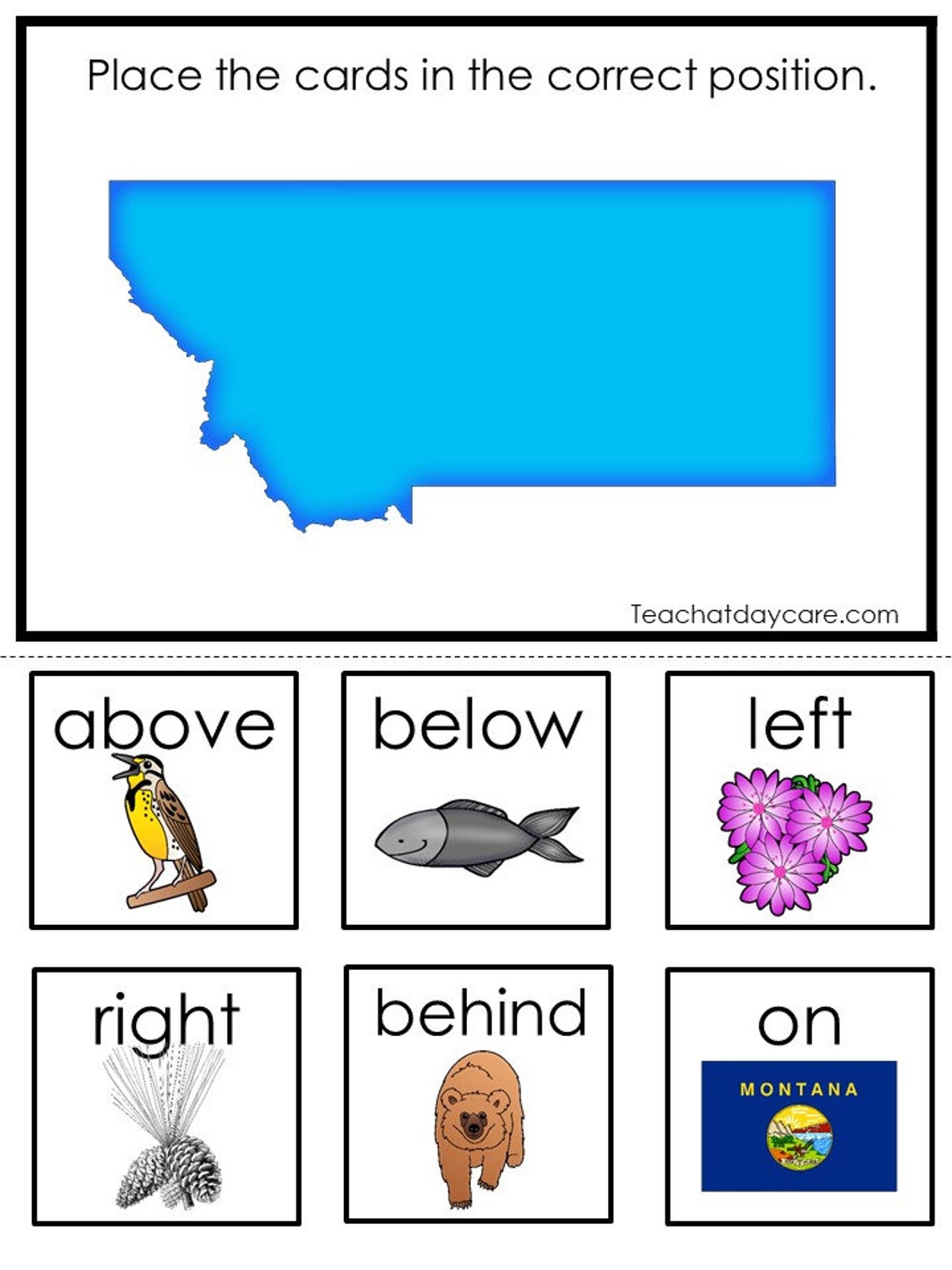 30 Montana State Symbols themed Learning Games Download. ZIP | Etsy