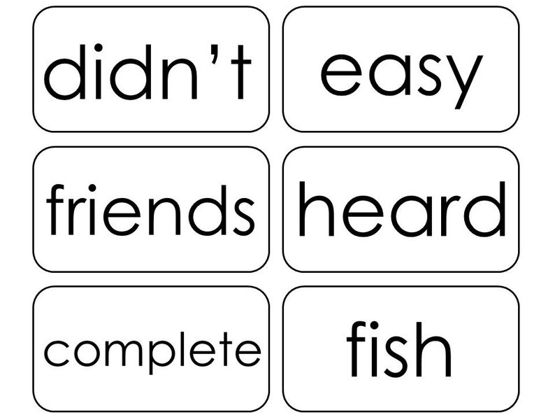Fry's 4th Hundred Sight Words Flashcards, Printable (PDF) - Etsy