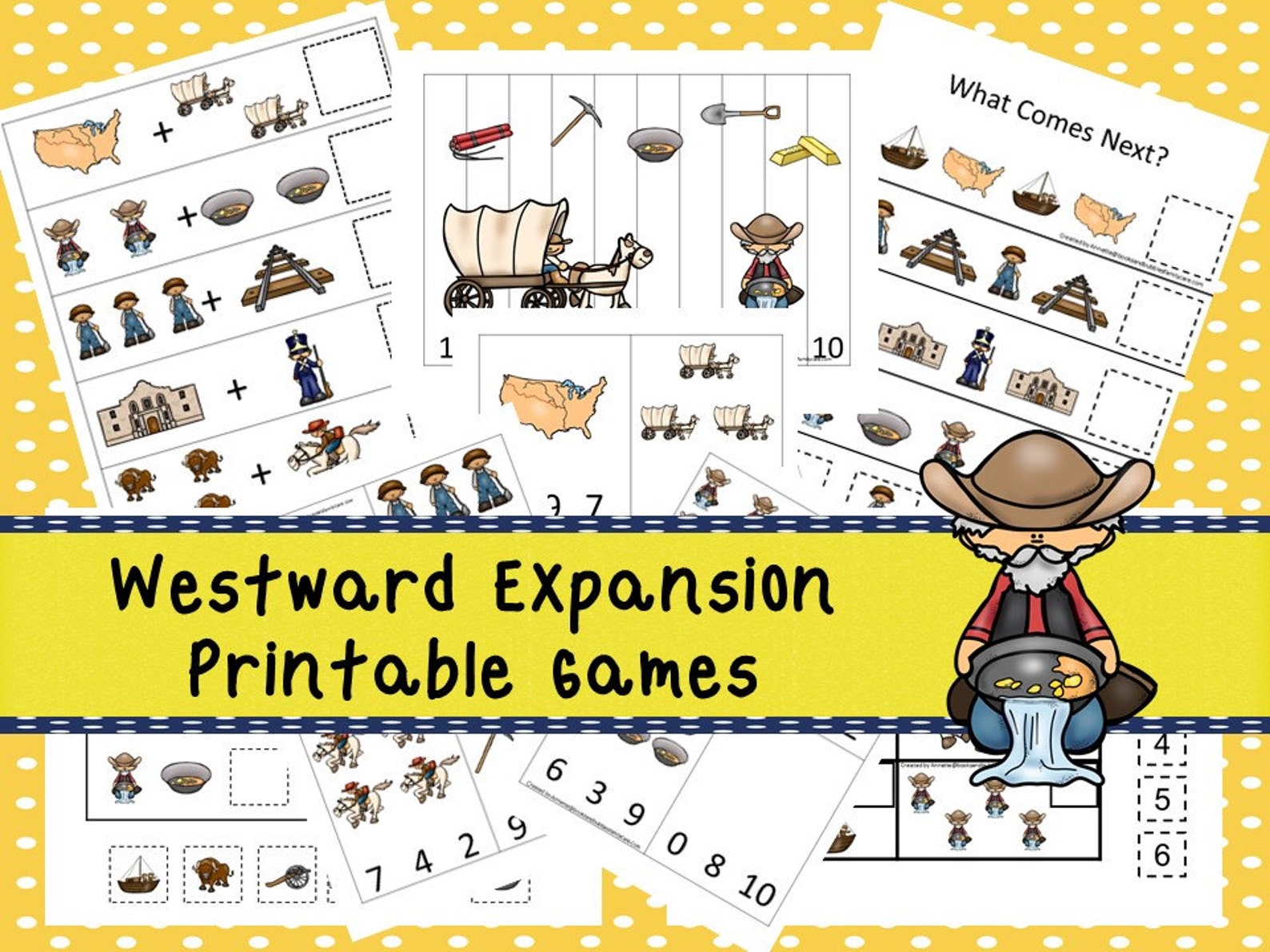 30 Westward Expansion Games Download. Games and Activities in | Etsy