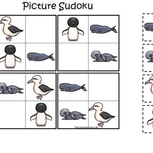 30 Antarctic Animals Games Download. Games and Activities in PDF Files ...