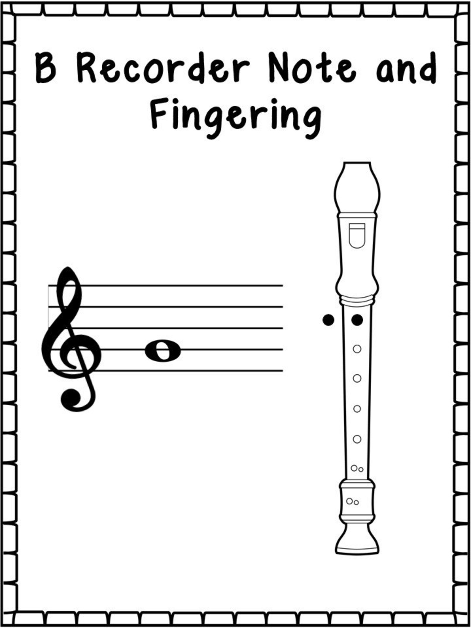 11 B A G Recorder Worksheets. Music Appreciation and | Etsy