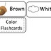 20 Printable Colors Flashcards. Preschool-3rd Grade Educational ...