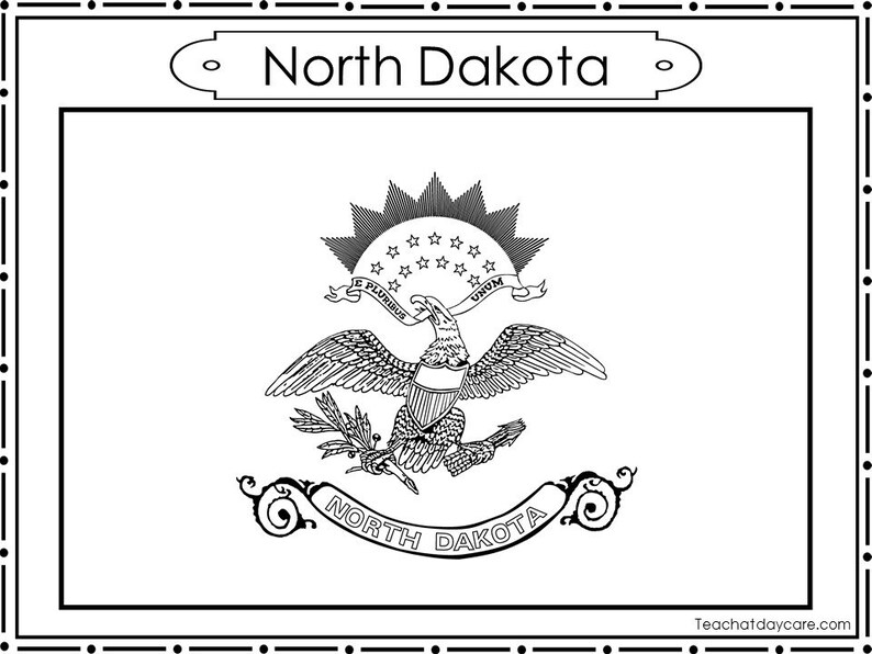 50 State Flag Color Worksheets State Symbols Curriculum. - Etsy