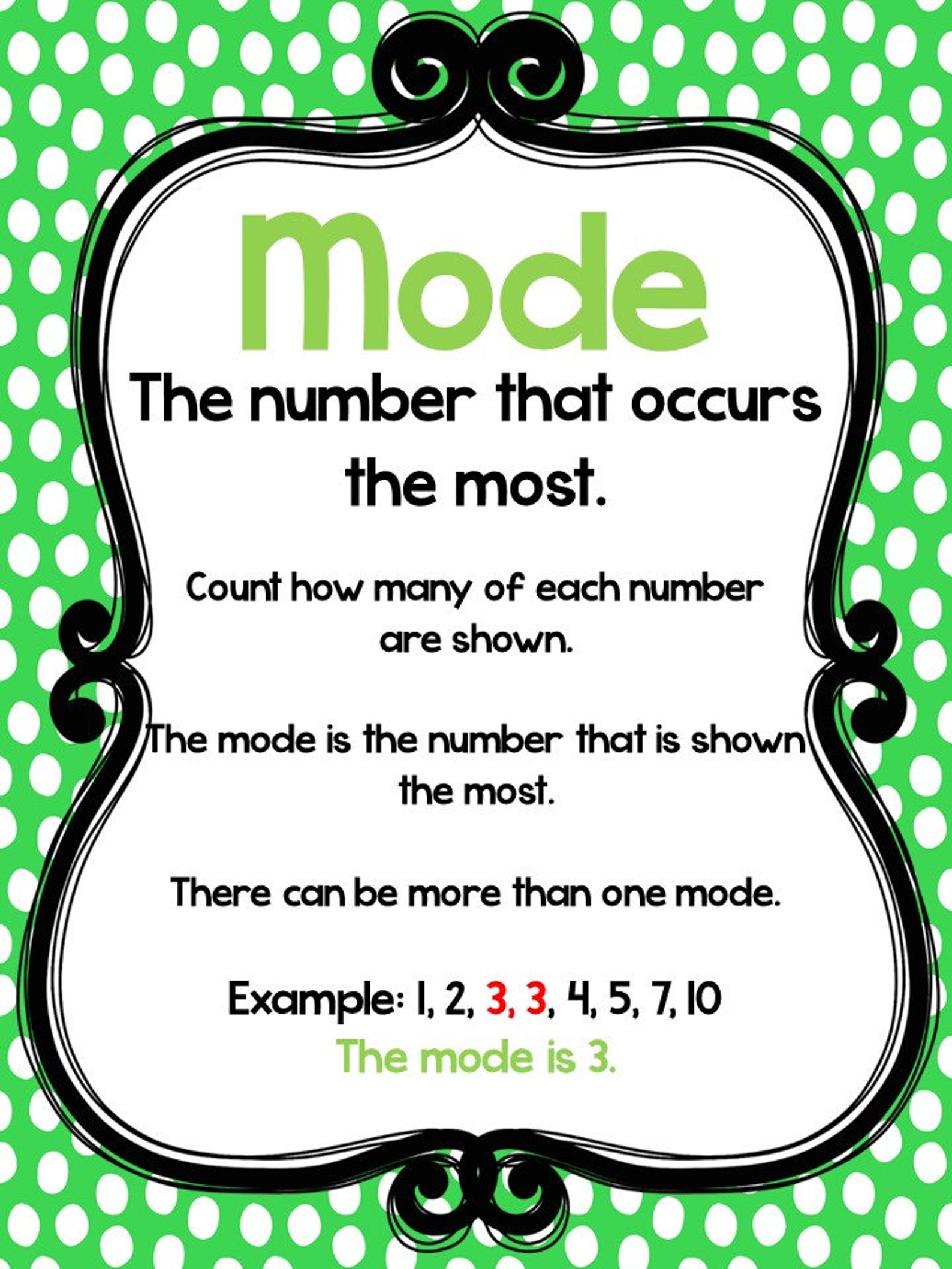 Mode And Range In Math