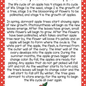 Life Cycle of an Apple Science Curriculum Unit. Worksheets, Activities ...