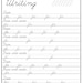 21 Cursive Handwriting Worksheets. Consonant and Vowel Tracing in a PDF ...