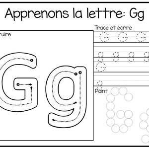 Let's Learn the Letters in French-build, Trace and Write, and Dot ...