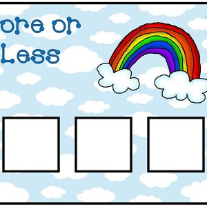 10 Printable Weather Themed Kindergarten Math Center Games and ...