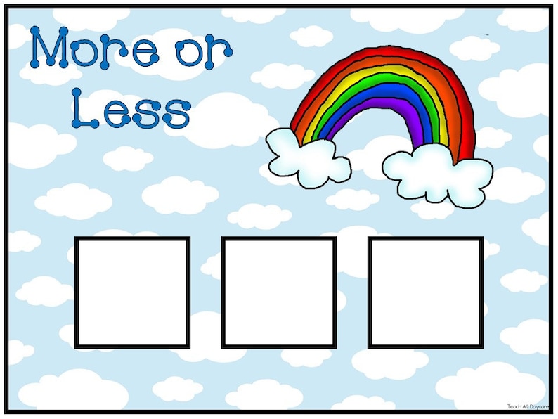 10 Printable Weather Themed Kindergarten Math Center Games and ...