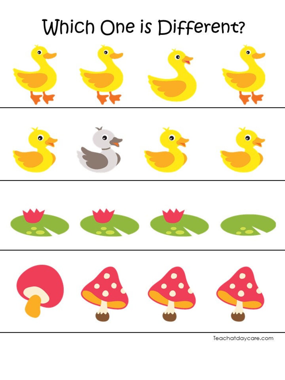 30 Ducks at the Pond Preschool Educational Learning Games - Etsy