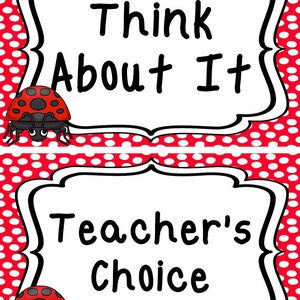 7 Printable Ladybugs Theme Preschool Behavior Clip Chart Cards. Daycare ...