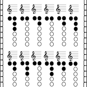 11 B, A, G, Recorder Worksheets. Music Appreciation and Composition. - Etsy