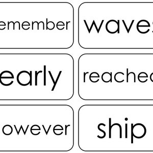 100 Printable Fry's Fourth Hundred Sight Word Flashcards. 3rd-4th Grade ...
