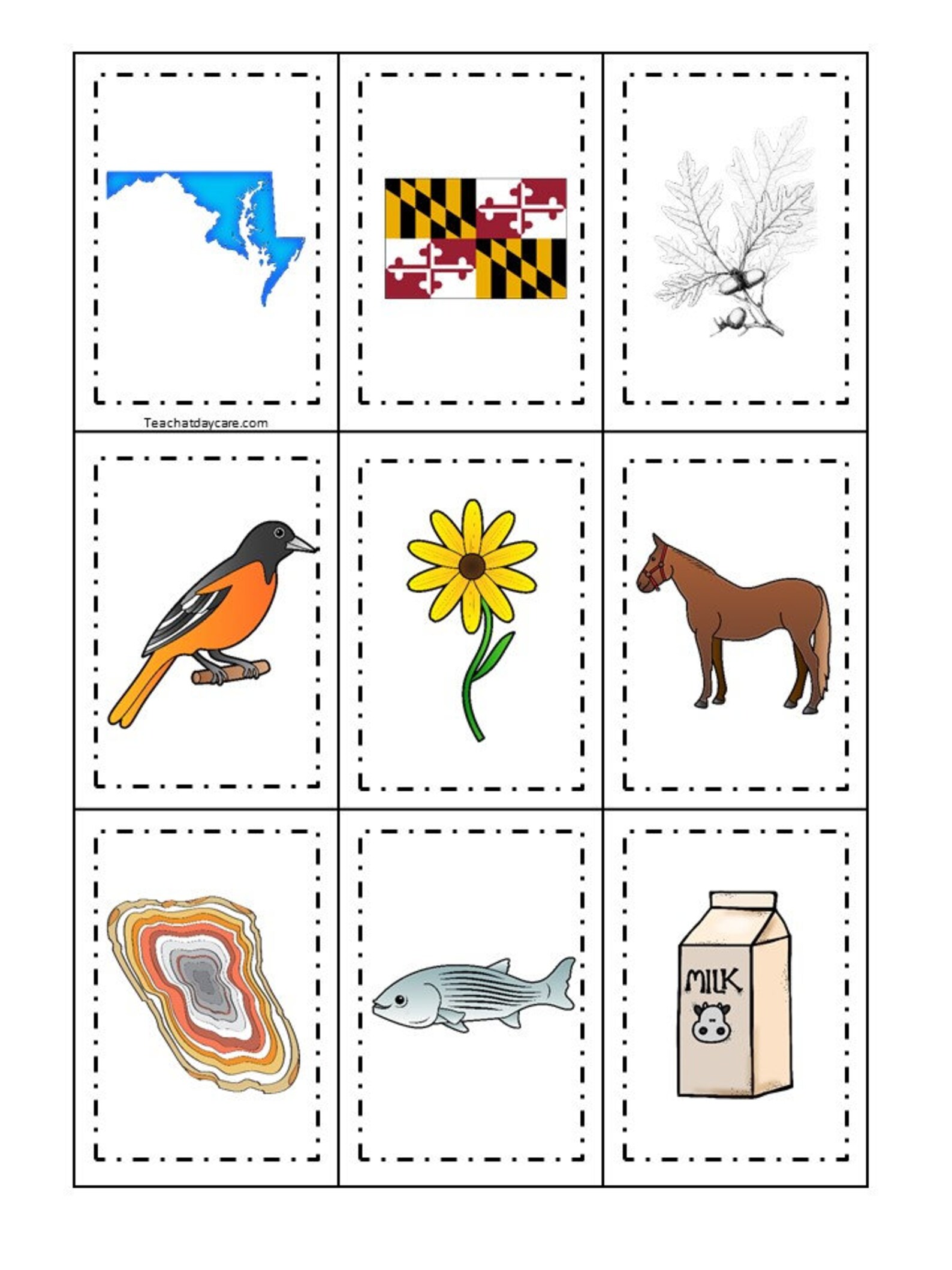 30 Maryland State Symbols Themed Learning Games Download. ZIP - Etsy
