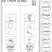 10 Printable 3 Letter Blends and Trigraphs Ice Cream Worksheets ...