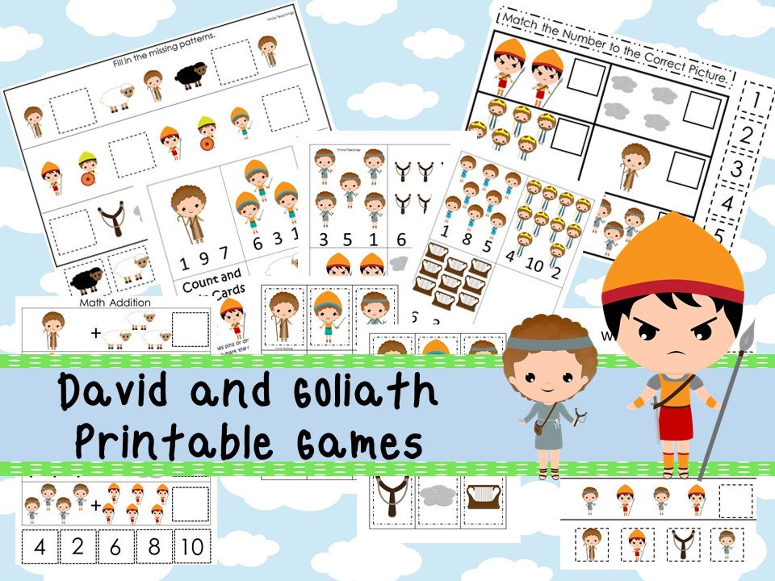 30 David and Goliath Games Download. Games and Activities in - Etsy