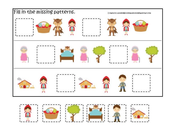 Hojas De Trabajo De Caperucita Roja