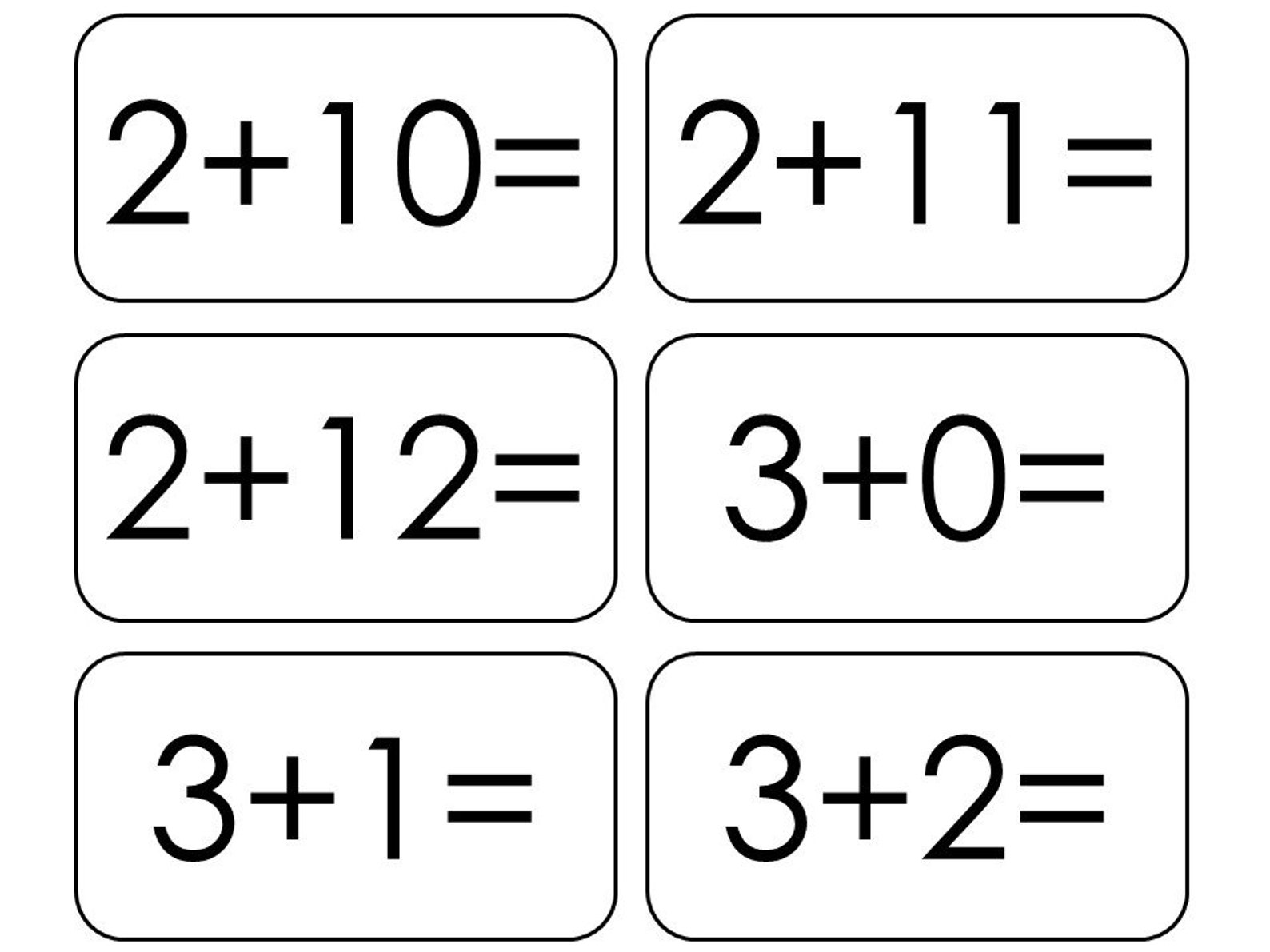 169 Printable Addition Flashcards. Facts 0-12. Preschool Thru - Etsy