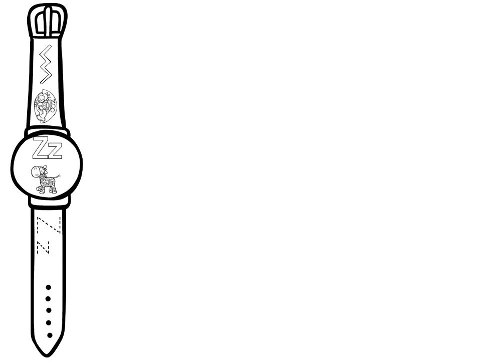 26 Printable Alphabet Watches. Preschool-kdg Phonics. - Etsy