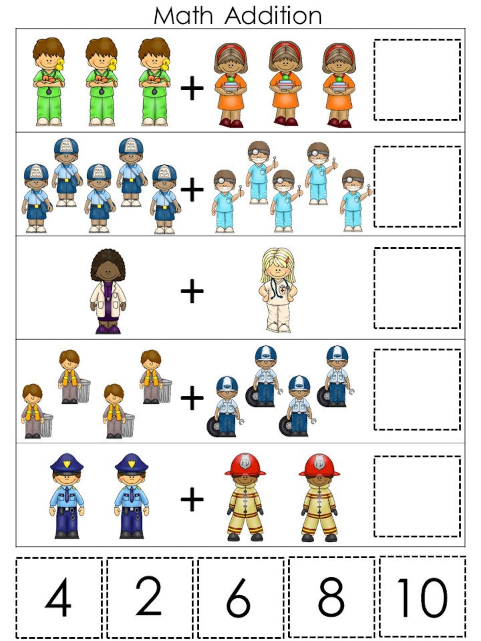 30 Community Helpers Preschool Games and Activities Download. Printable ...