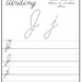 26 Printable Cursive Alphabet Rainbow Trace and Write the Letters ...