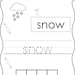 10 Weather Themed Printable Worksheets. Color Read Trace - Etsy