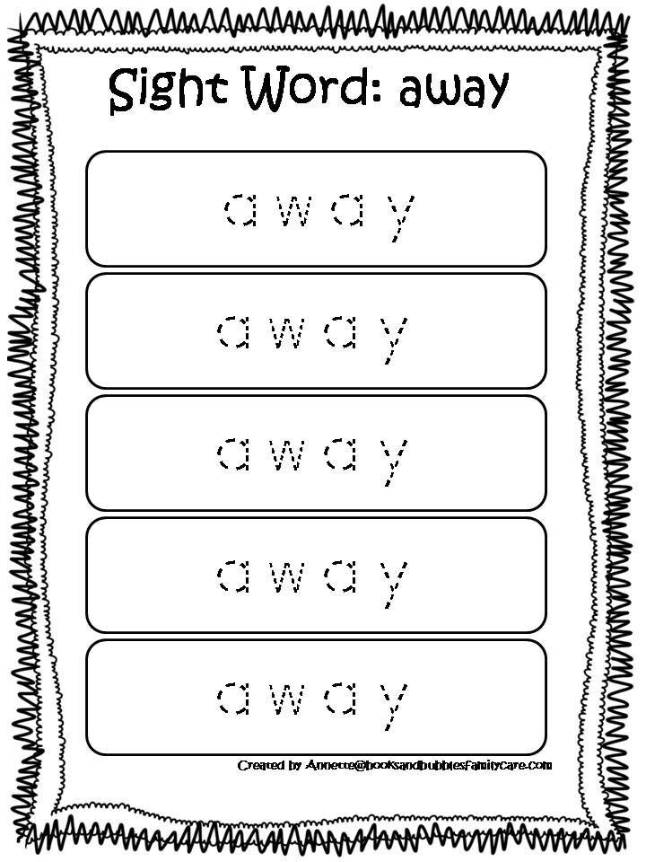 Rainbow Roll & Trace Sight Word Worksheets | Pre-k (printable) - Etsy ...