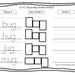 27 Printable CVC Trace It, Box Write It, Write It Worksheets. Preschool ...